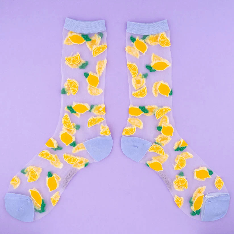 LEMON SHEER SOCKS | COUCOU SUZETTE – Socktopus