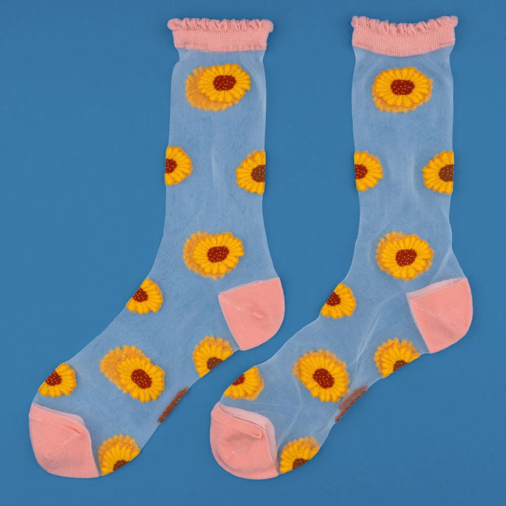 SUNFLOWER SHEER SOCKS | COUCOU SUZETTE – Socktopus