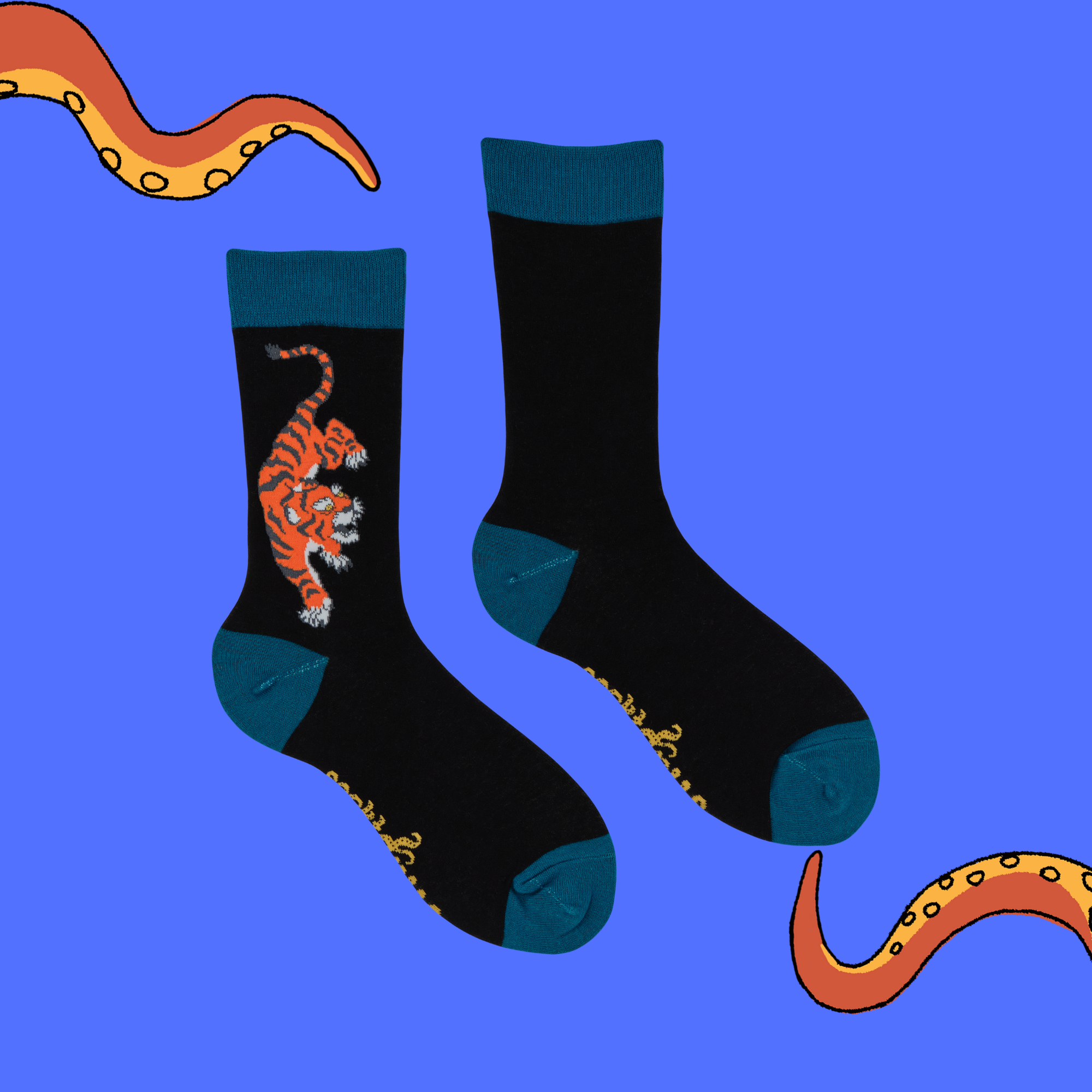 Tiger Socks - Earning Your Stripes – Socktopus