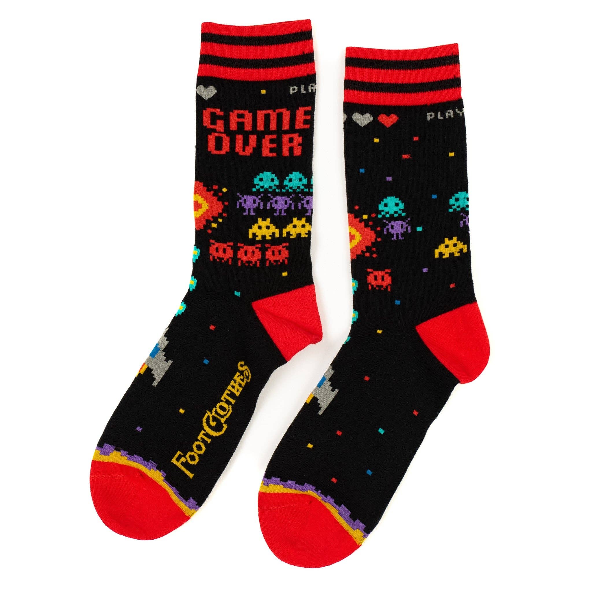 Game Over 80s Video Game Socks - Socktopus