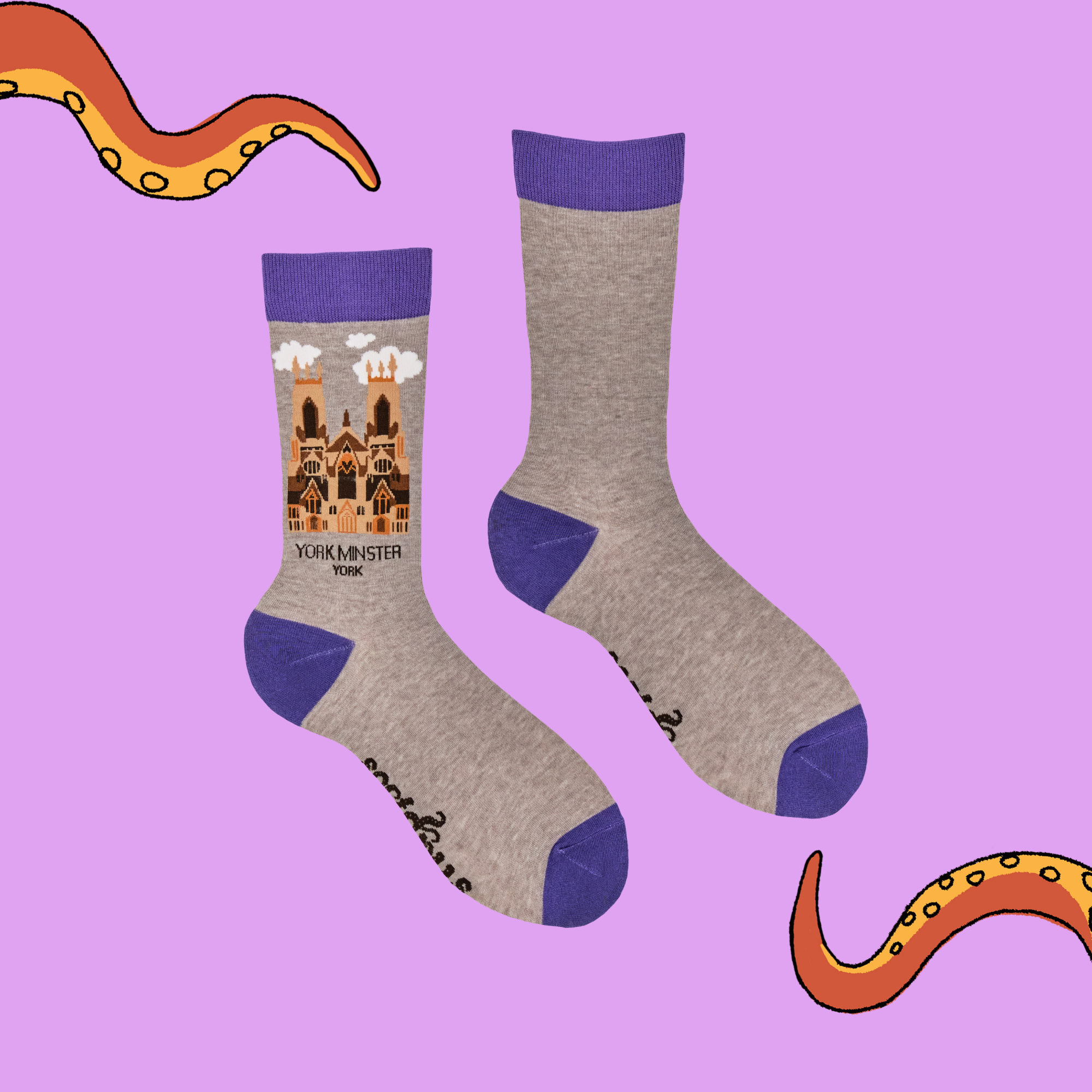 York Minster Socks - Socktopus - 3 Pairs for £20