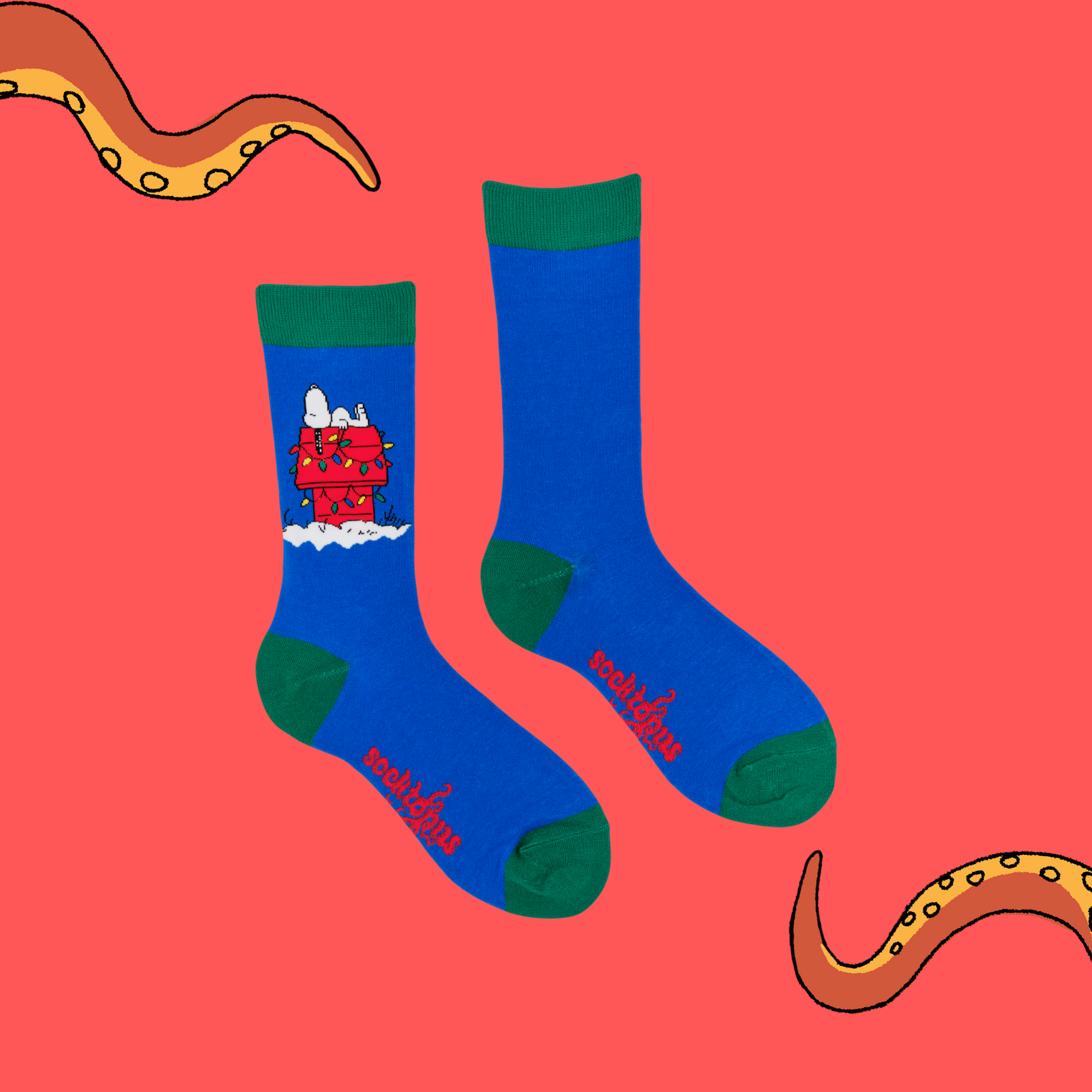 Night on the Tiles Socks - Peanuts – Socktopus
