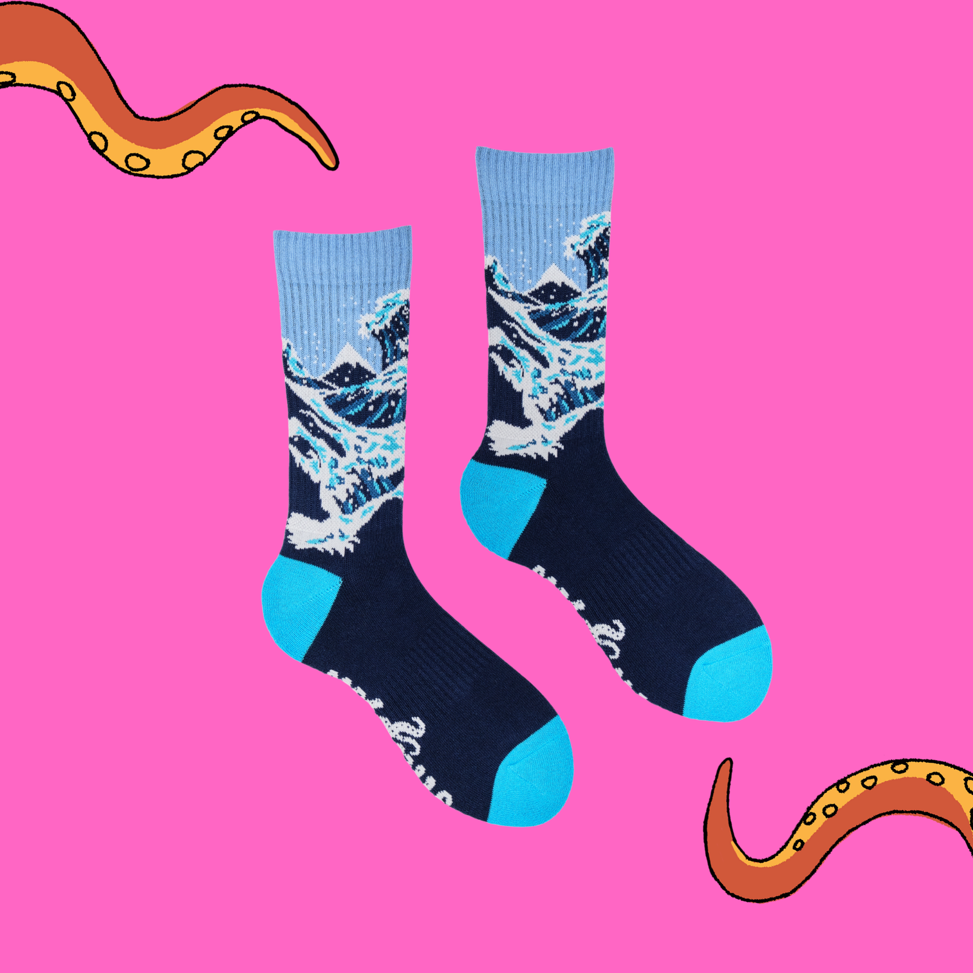 Art Socks - The Wave Athletic - Socktopus