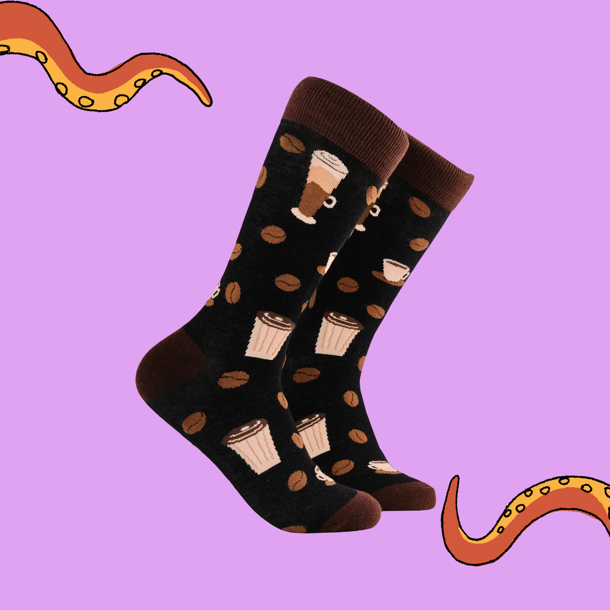Coffee Lover Socks - Socktopus - 3 Pairs for £20