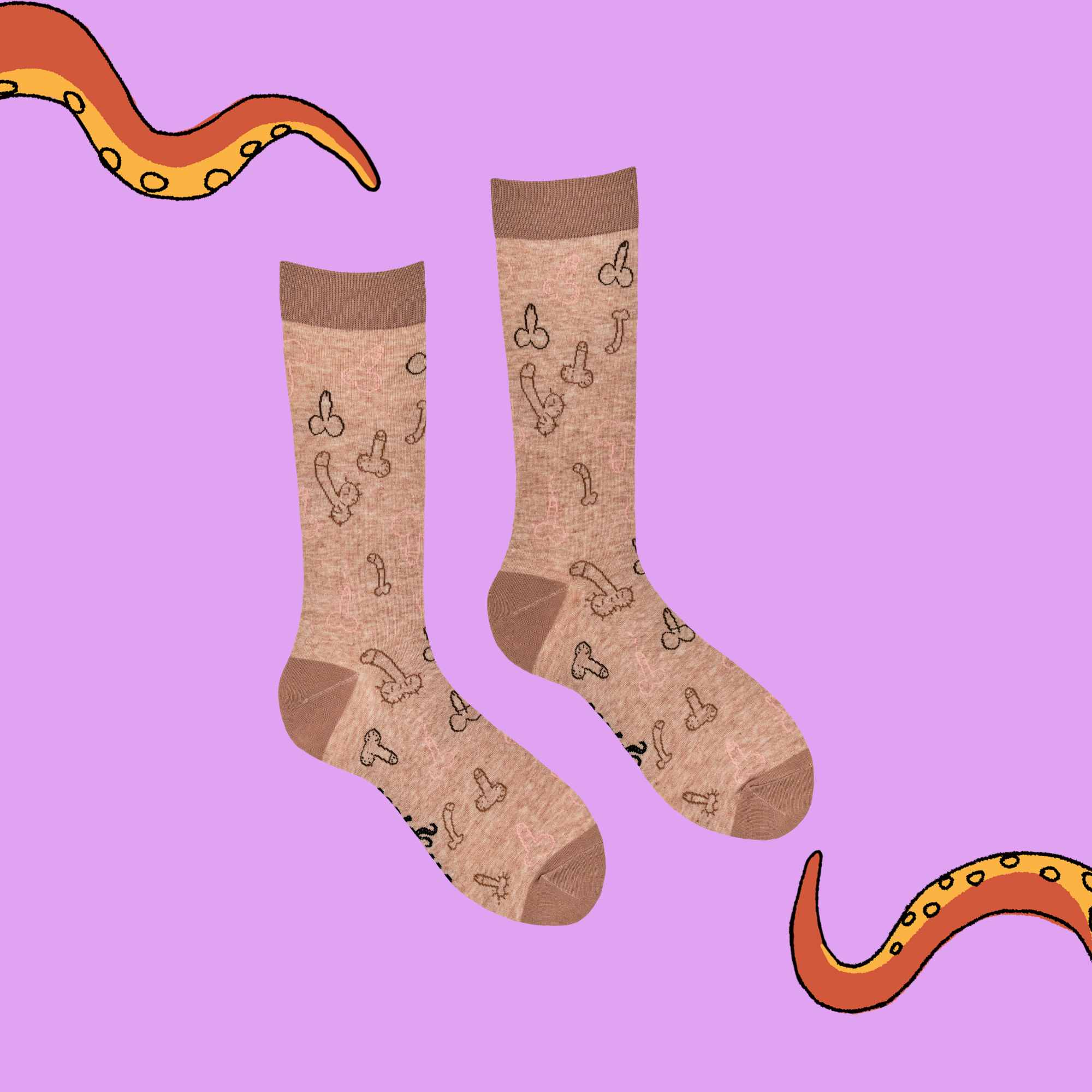 Willy Socks - Sock and Balls - Socktopus - 3 Pairs for £20