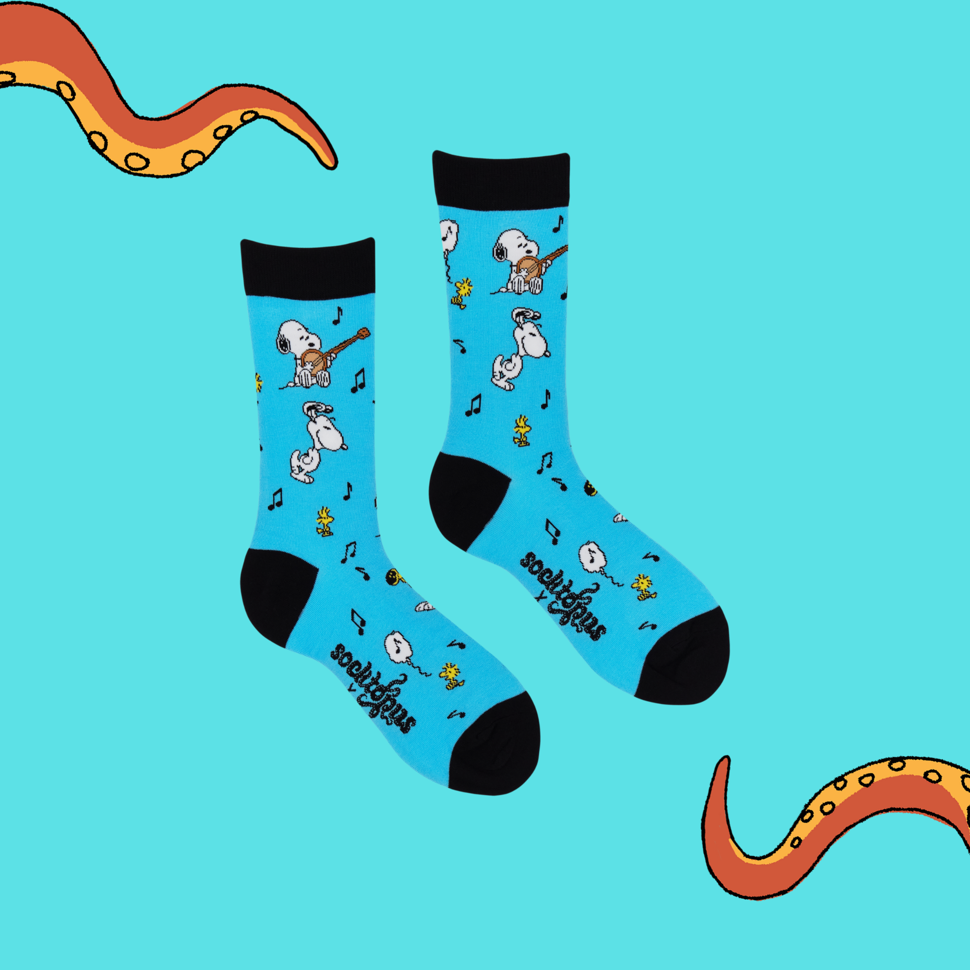Musical Snoopy Socks - Peanuts – Socktopus