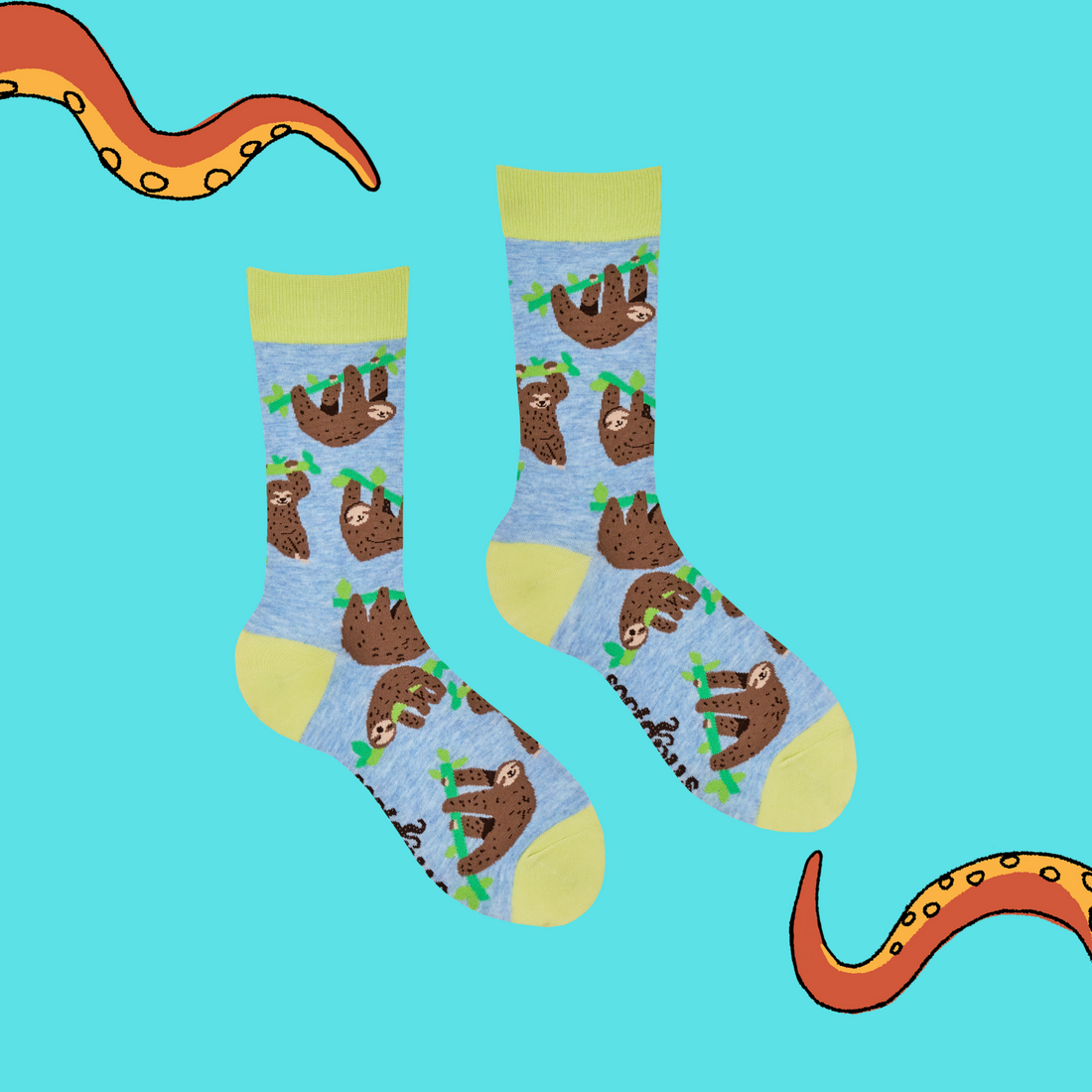 Sloth Socks - Lazy Vibes - Socktopus