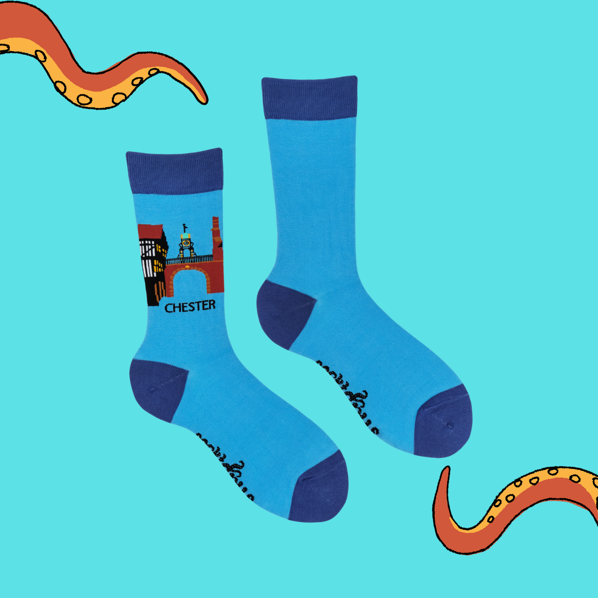 Chester Eastgate Clock Socks – Socktopus