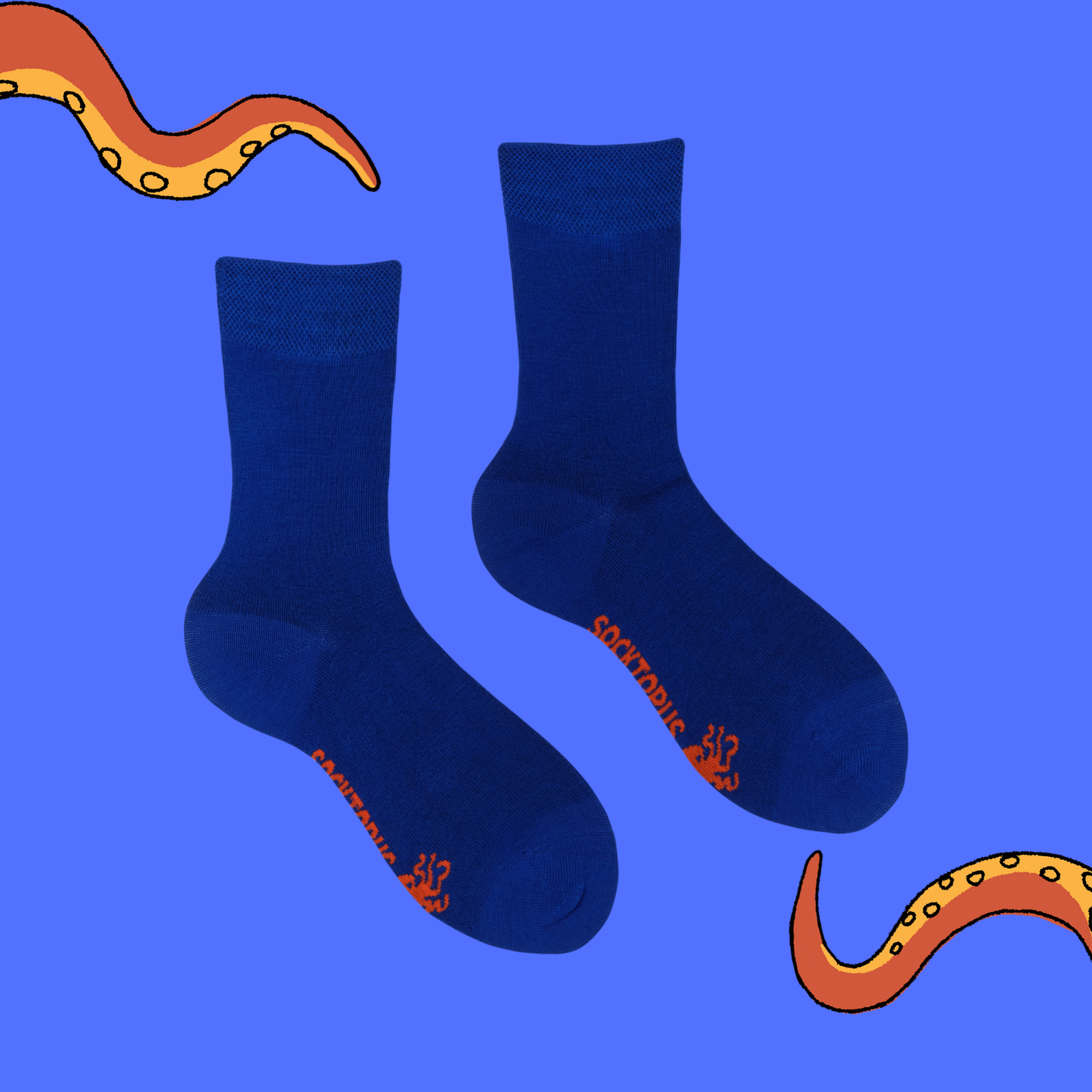Blue Lagoon - Bamboo Colours Socks - Socktopus