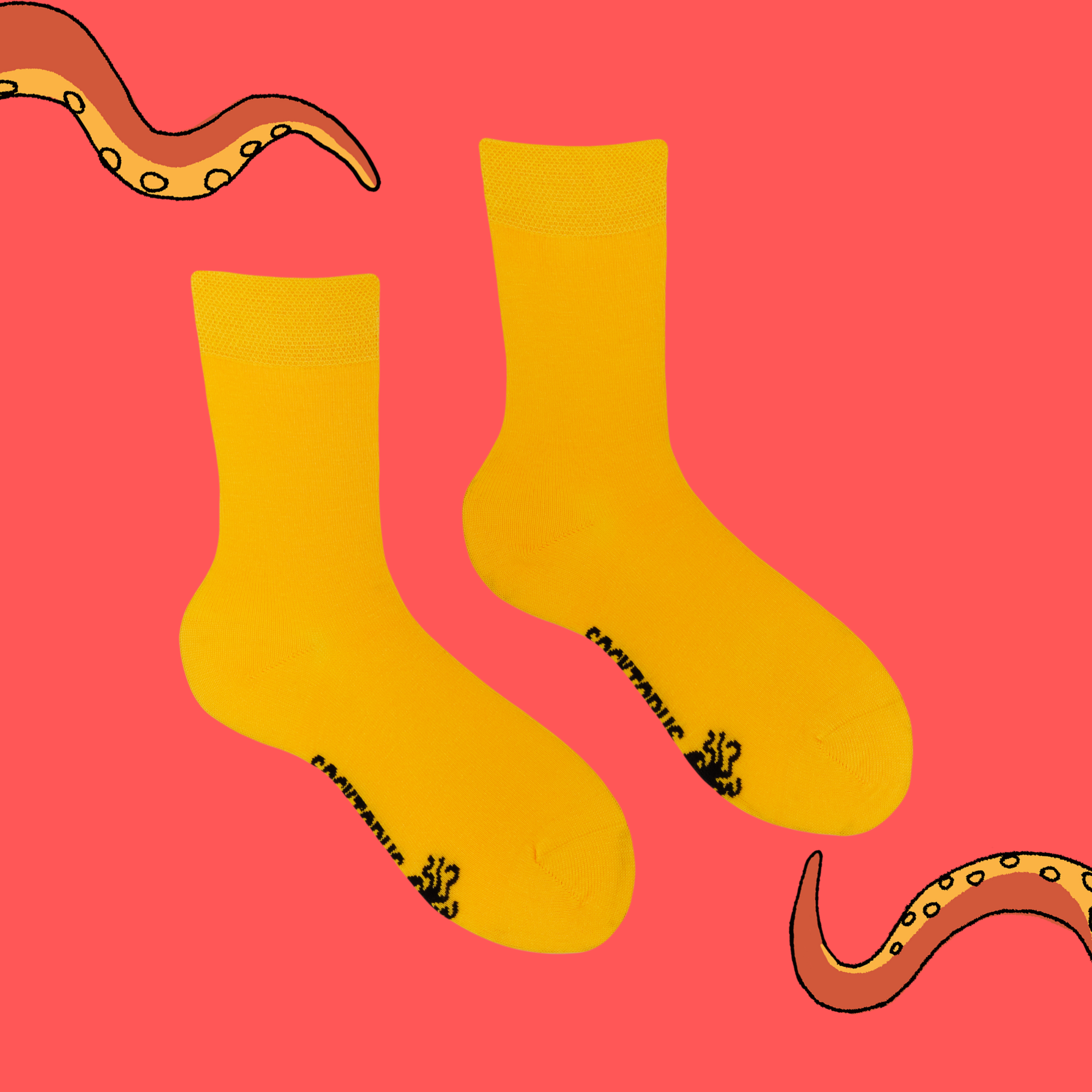 Mimosa - Bamboo Colours Socks - Socktopus