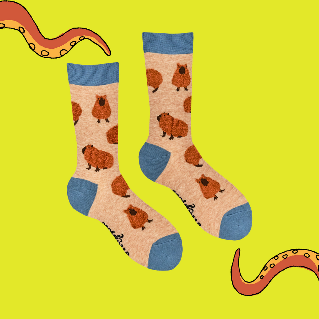 Capybara Fluffies Socks - Socktopus - Free Shipping over £10