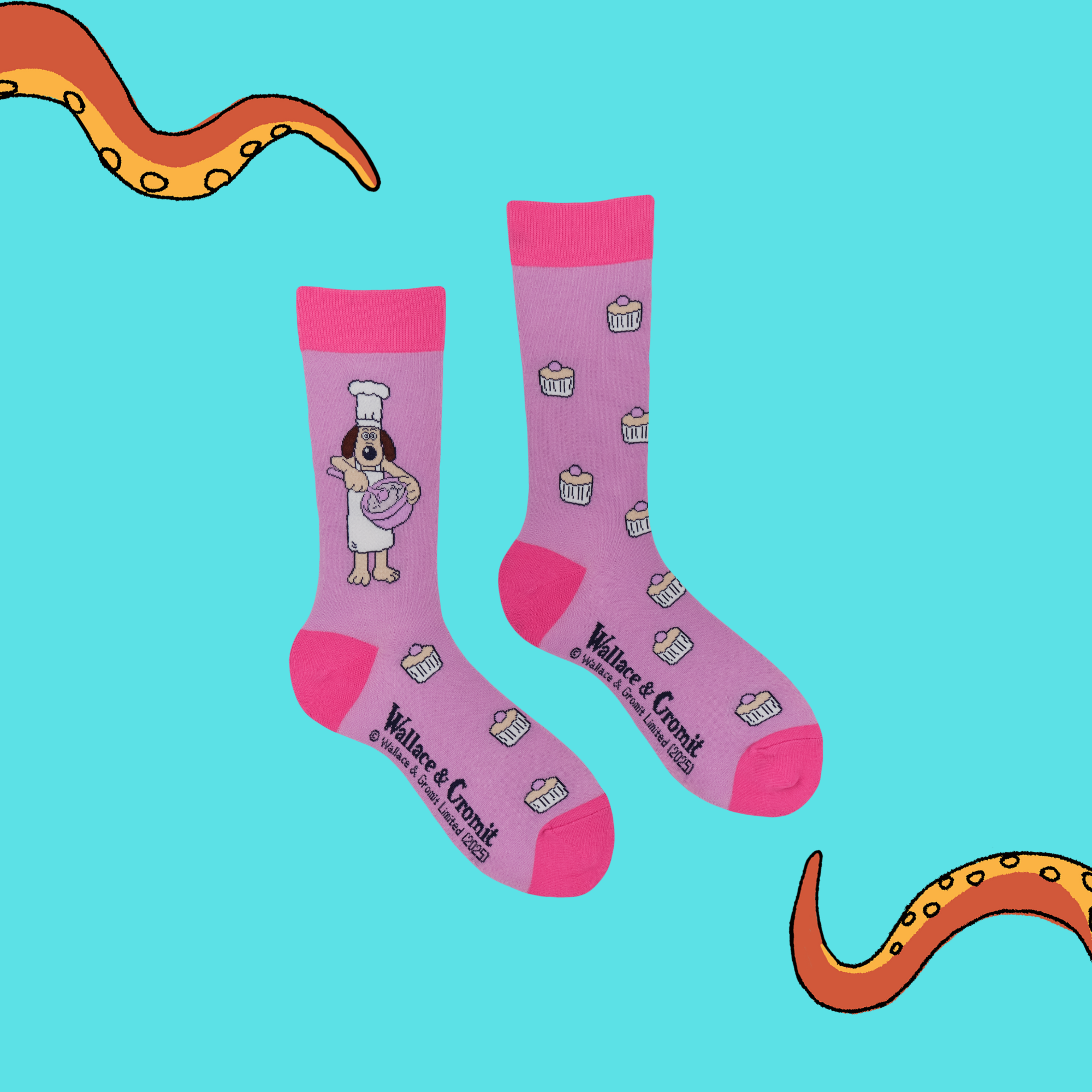 Baking Gromit Socks - Socktopus X Wallace & Gromit
