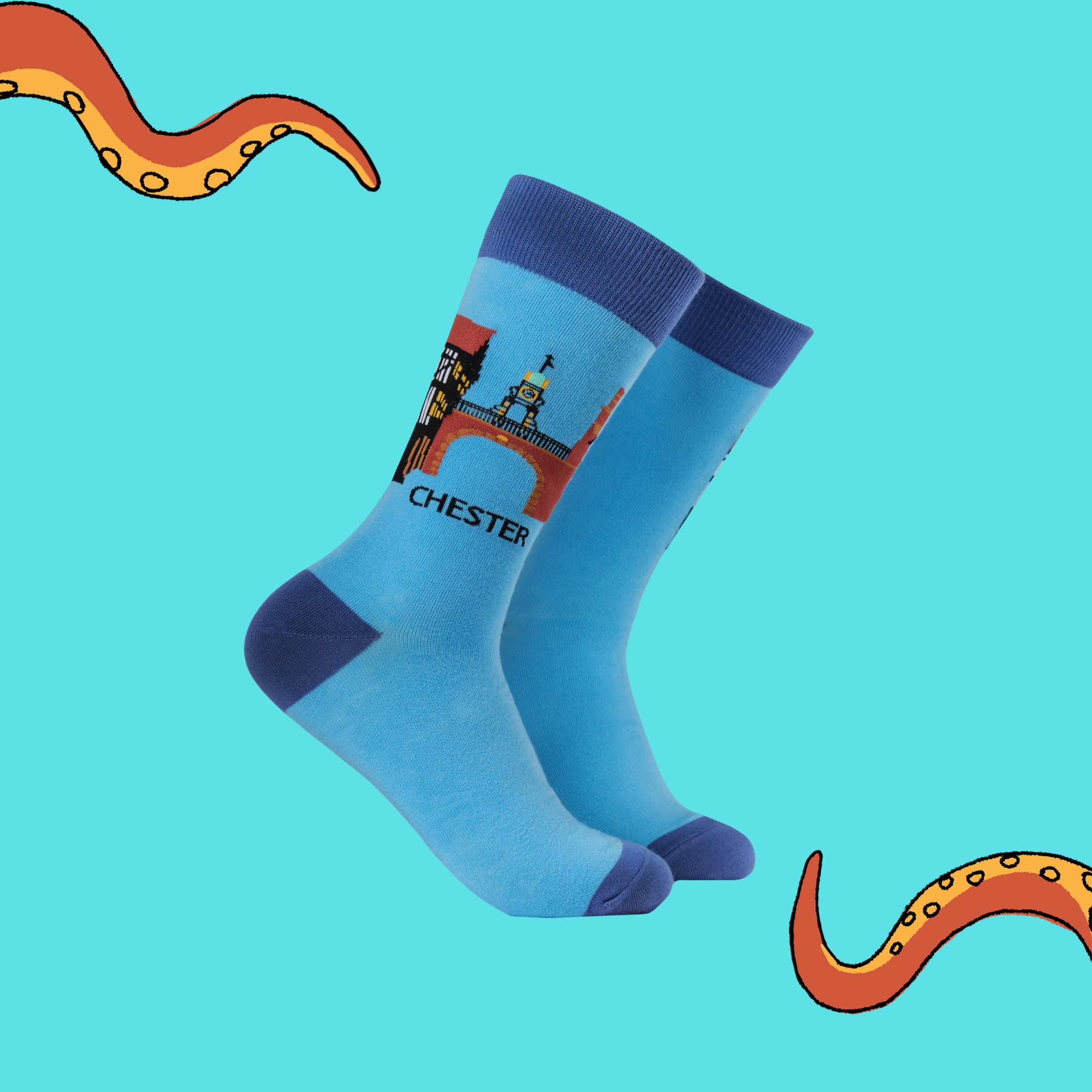Chester Eastgate Clock Socks – Socktopus
