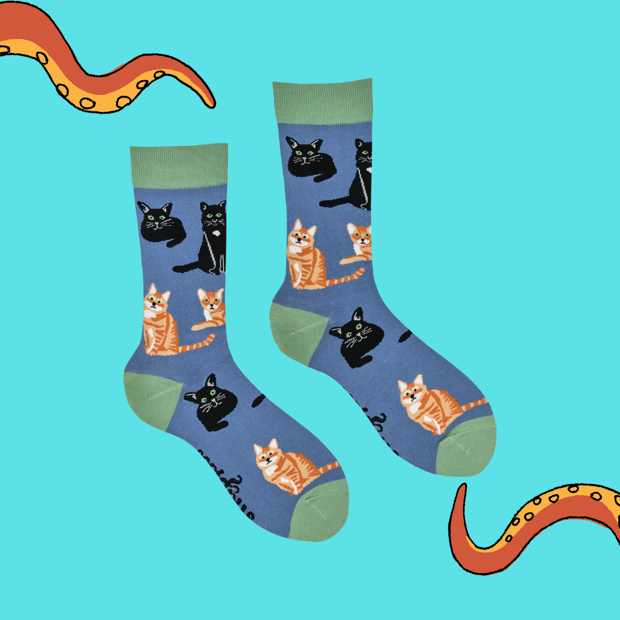 Cat Lover Socks - Socktopus
