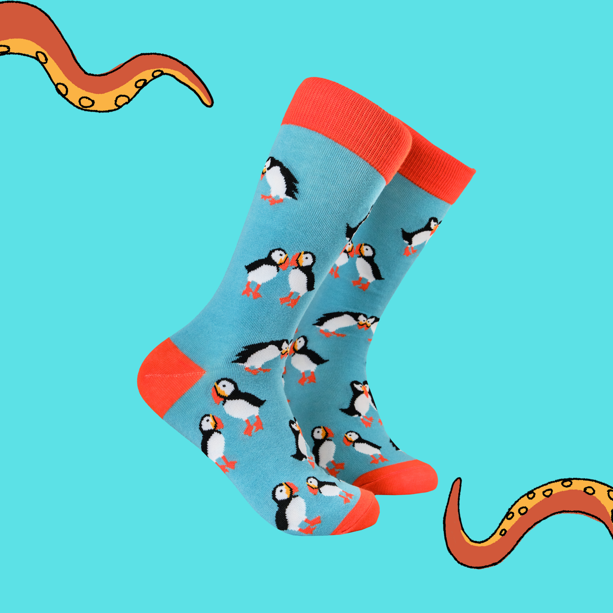 Puffin Socks - Mate For Life - Socktopus