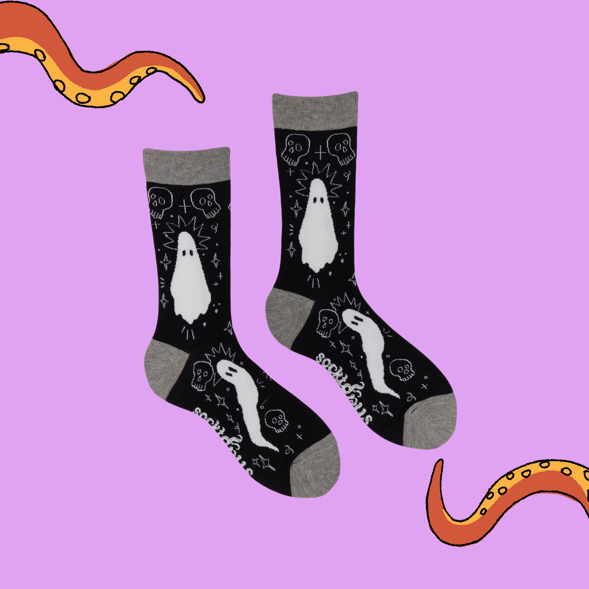 Ghost Socks - Tied Fates X Socktopus