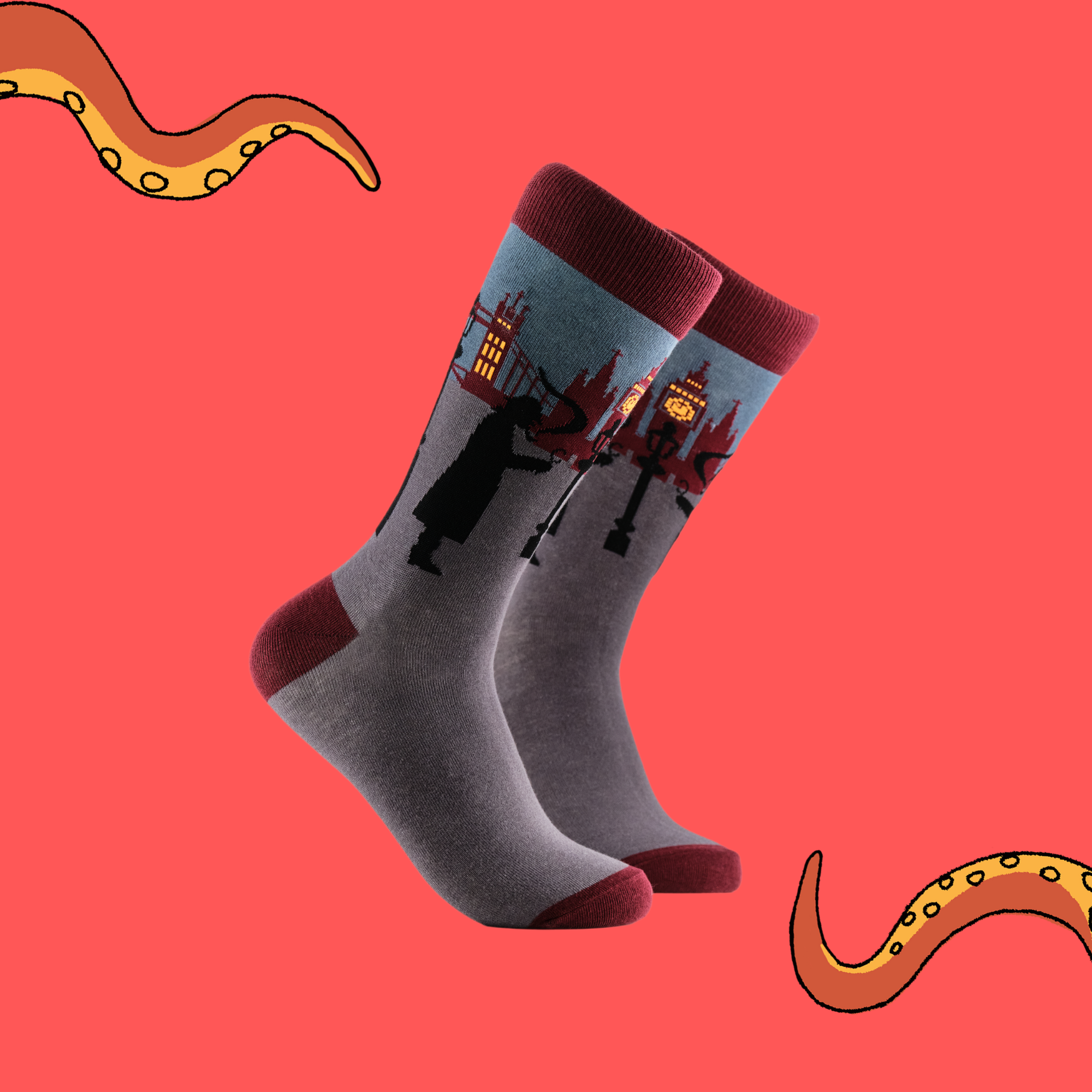 LONDON CITY SKYLINE SOCKS | SOCTOPUS – Socktopus