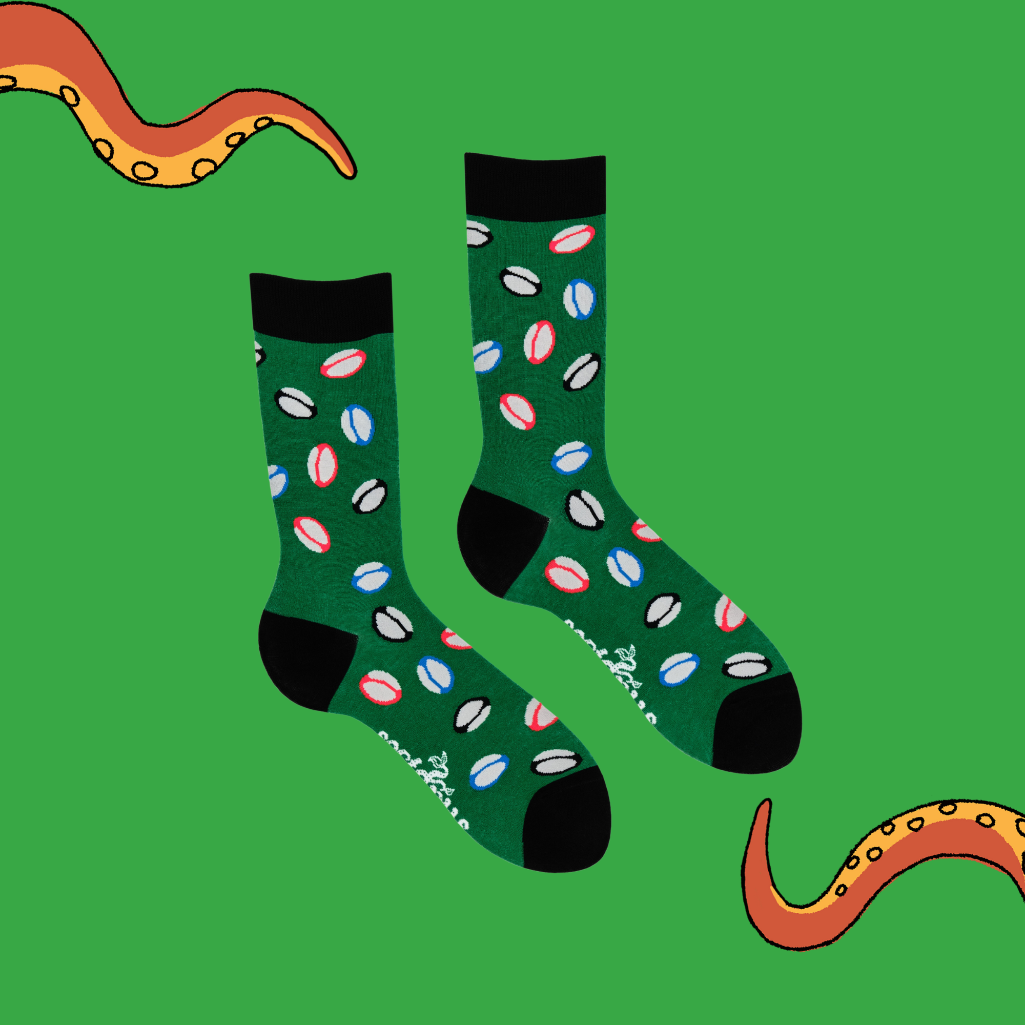 Rugby Bamboo Socks - Socktopus