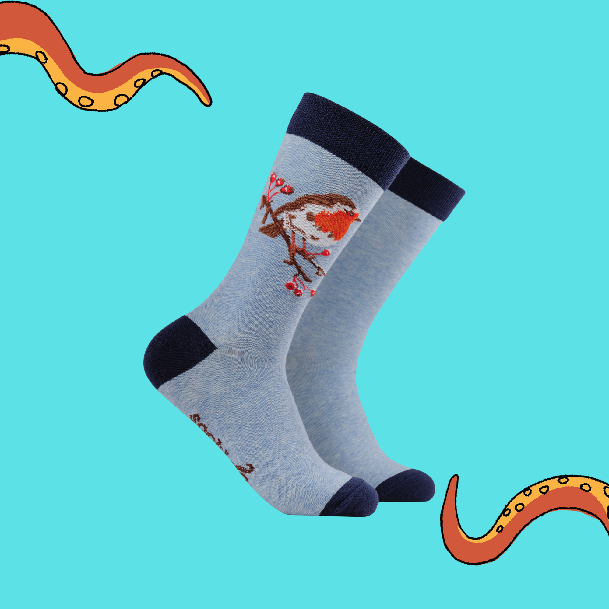 Robin Socks - Socktopus X Robert E Fuller