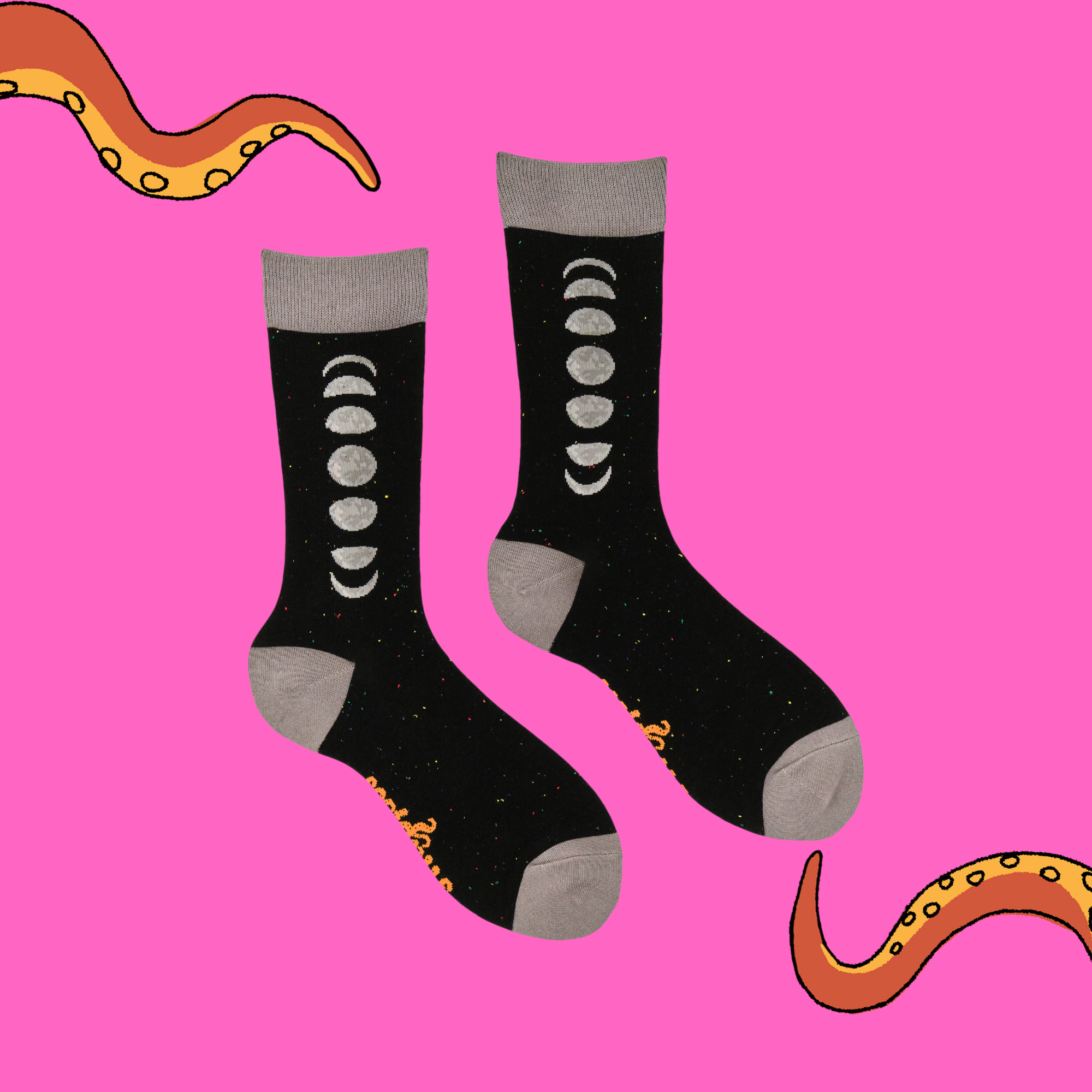 Moon Phases Socks - Socktopus - Free Shipping over £10