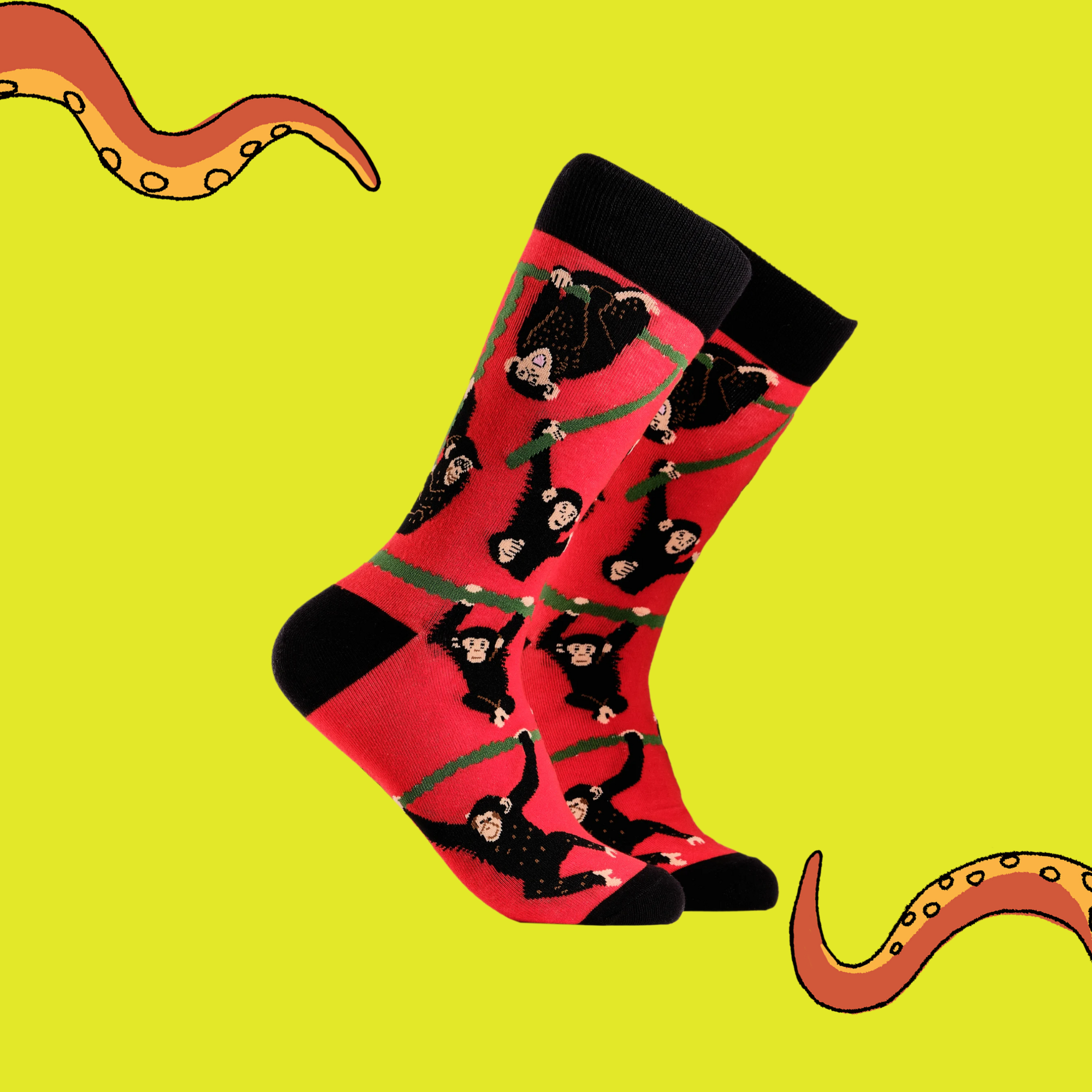 Chimpanzees Socks - Socktopus
