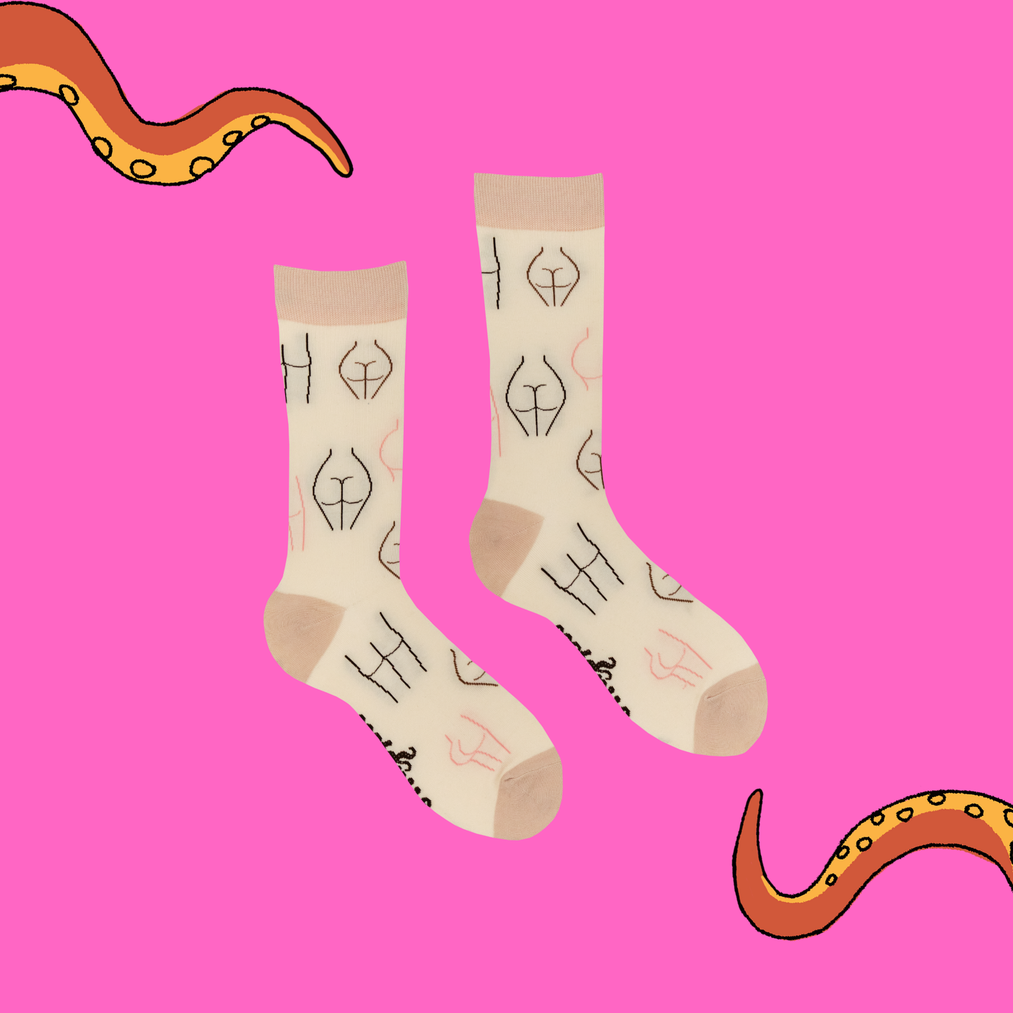 Bums Socks - Socktopus - 3 Pairs for £20