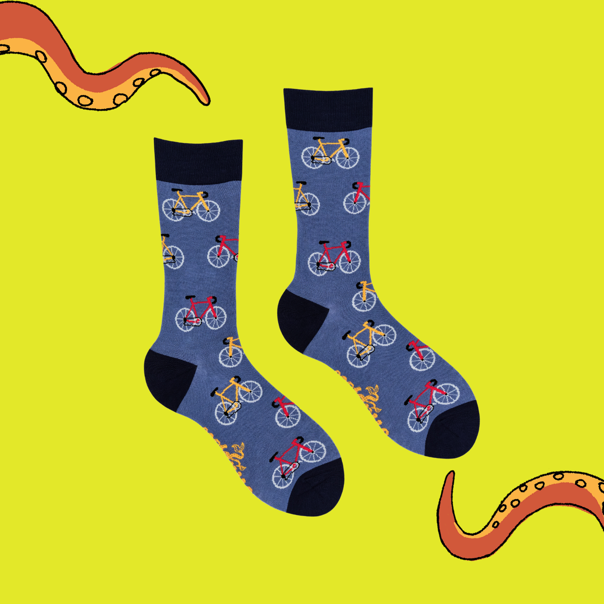 Wheels Bamboo Socks - Socktopus