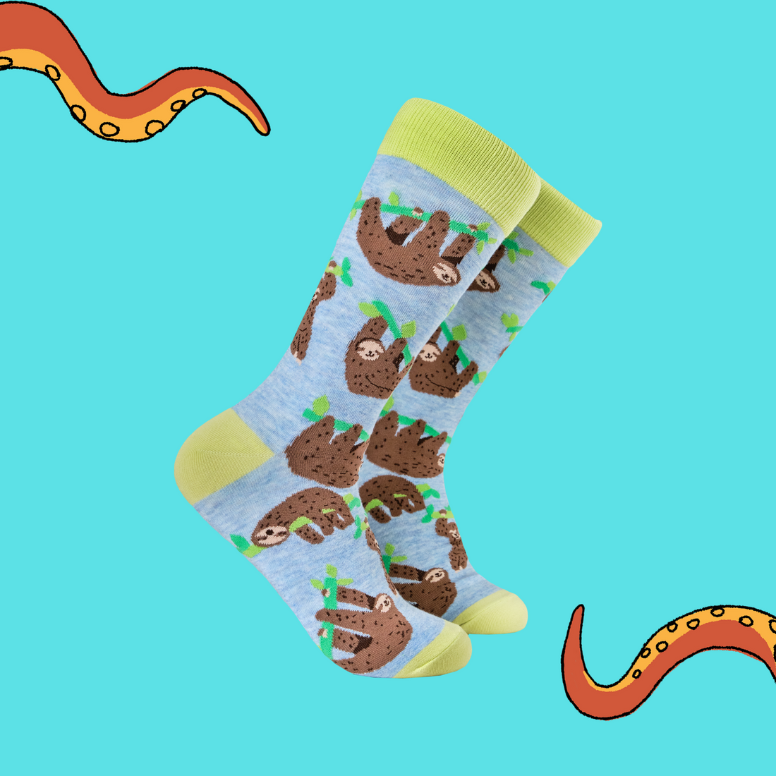Sloth Socks - Lazy Vibes - Socktopus