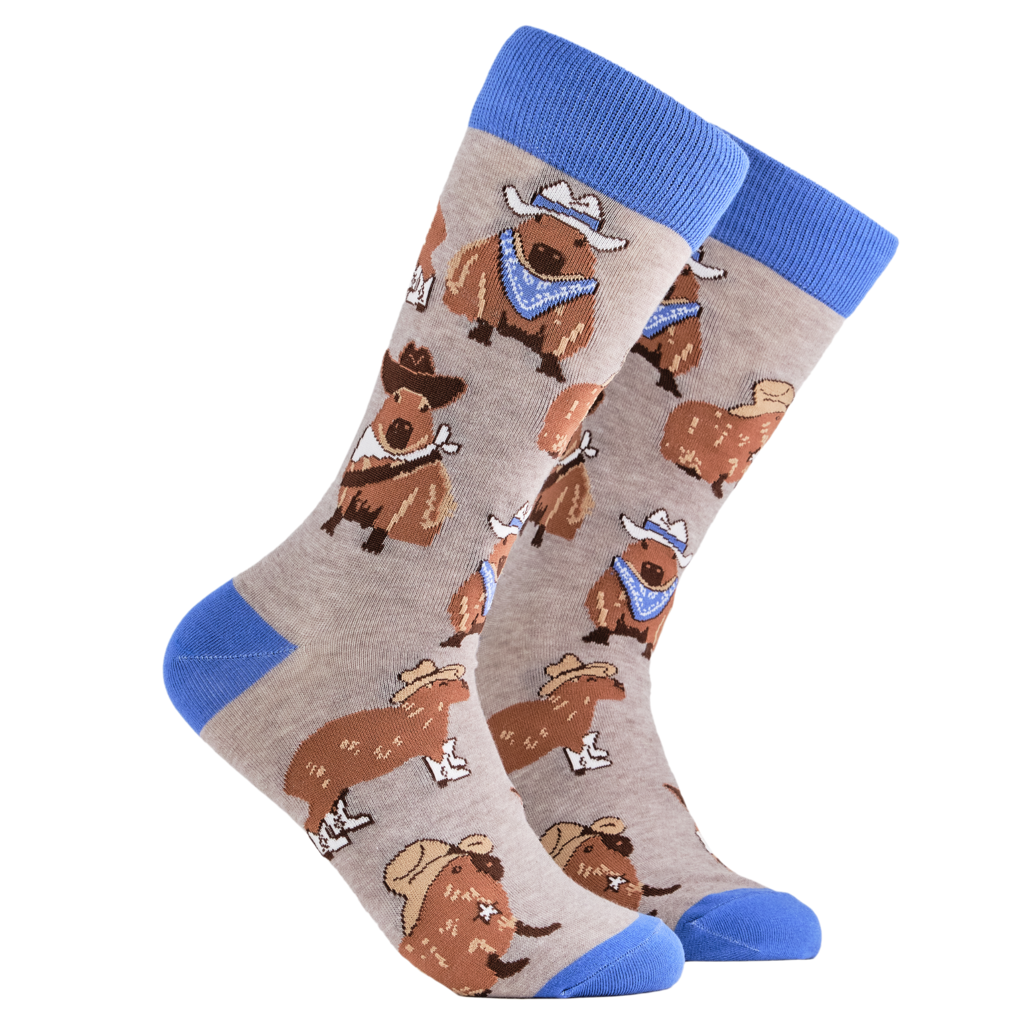 Cowboy Capybara Socks - Socktopus