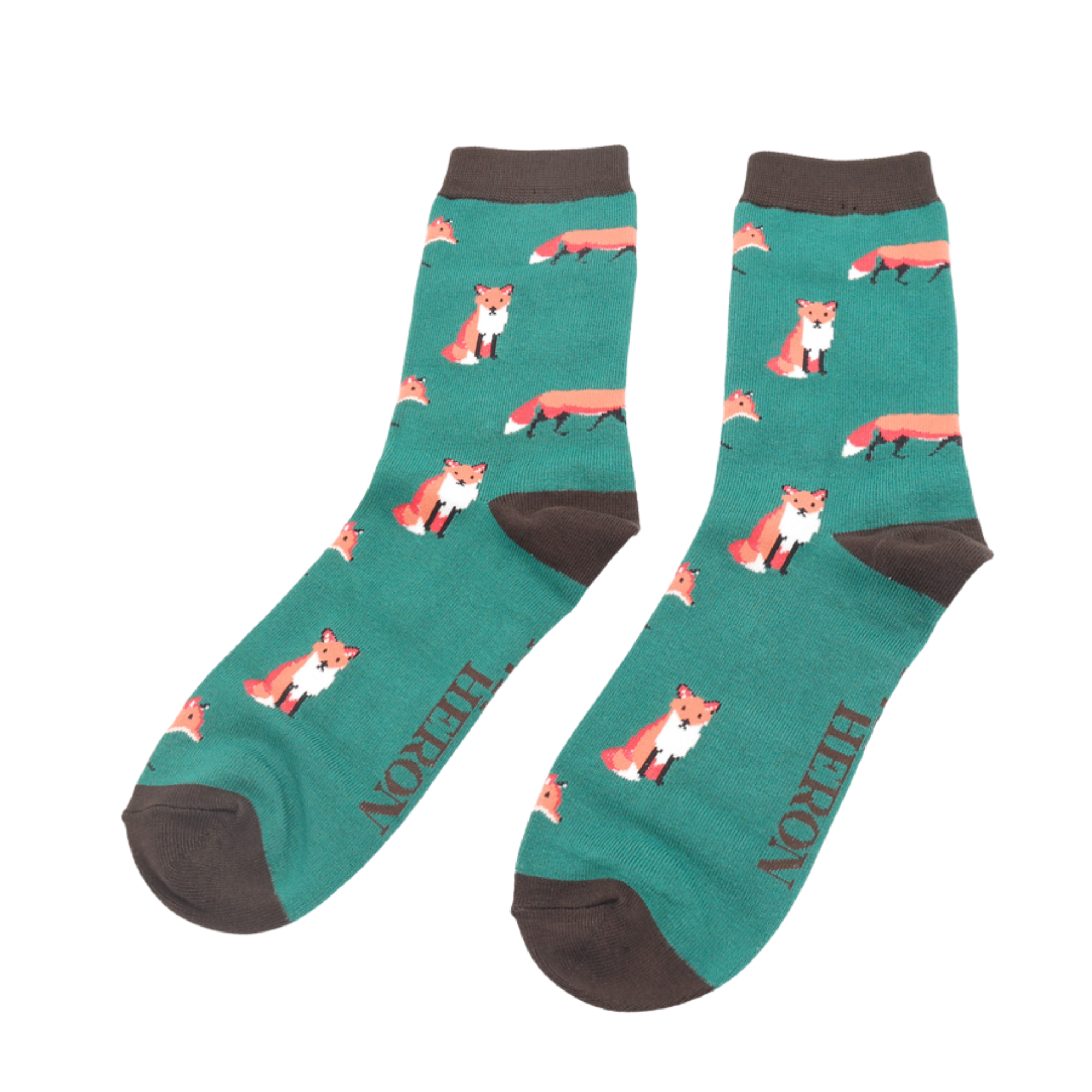 Foxes Bamboo Socks - Miss Sparrow – Socktopus