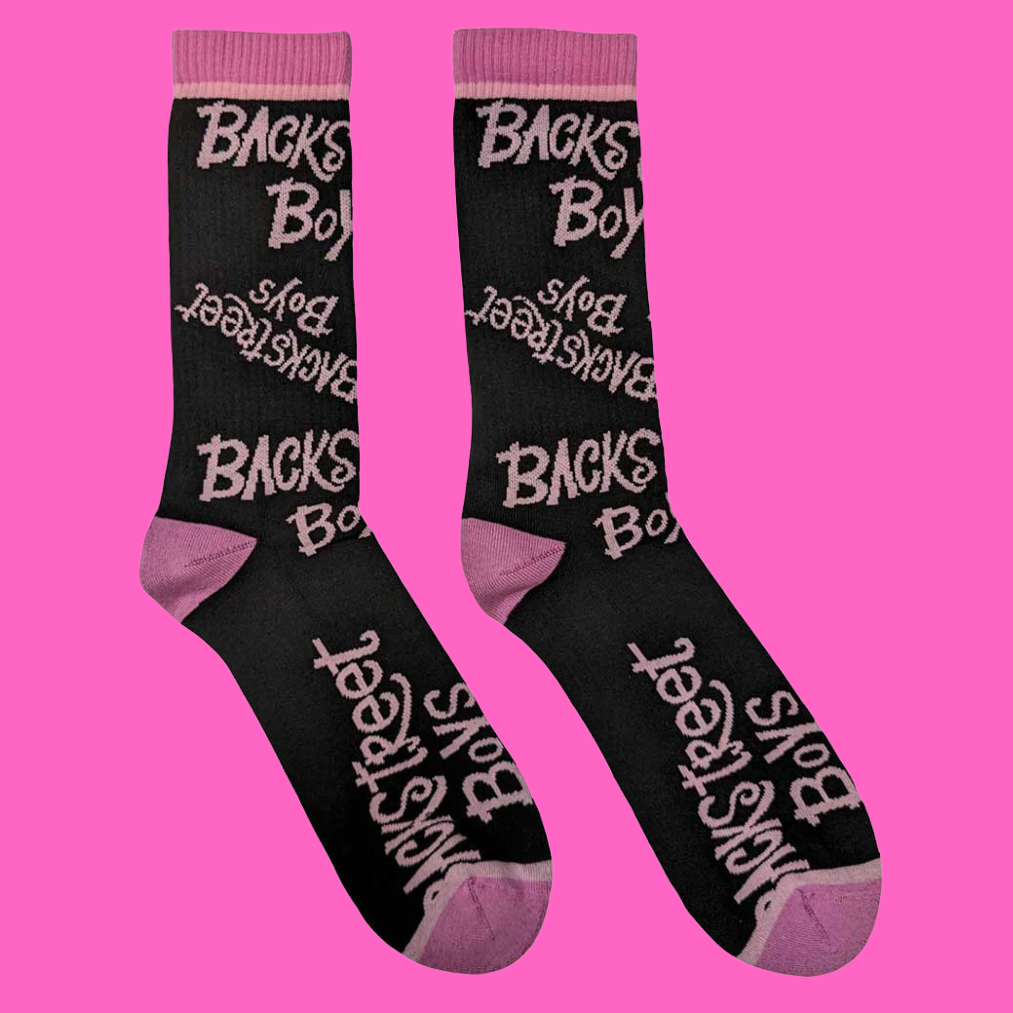 Backstreet Boys Logo Repeat Socks - Socktopus