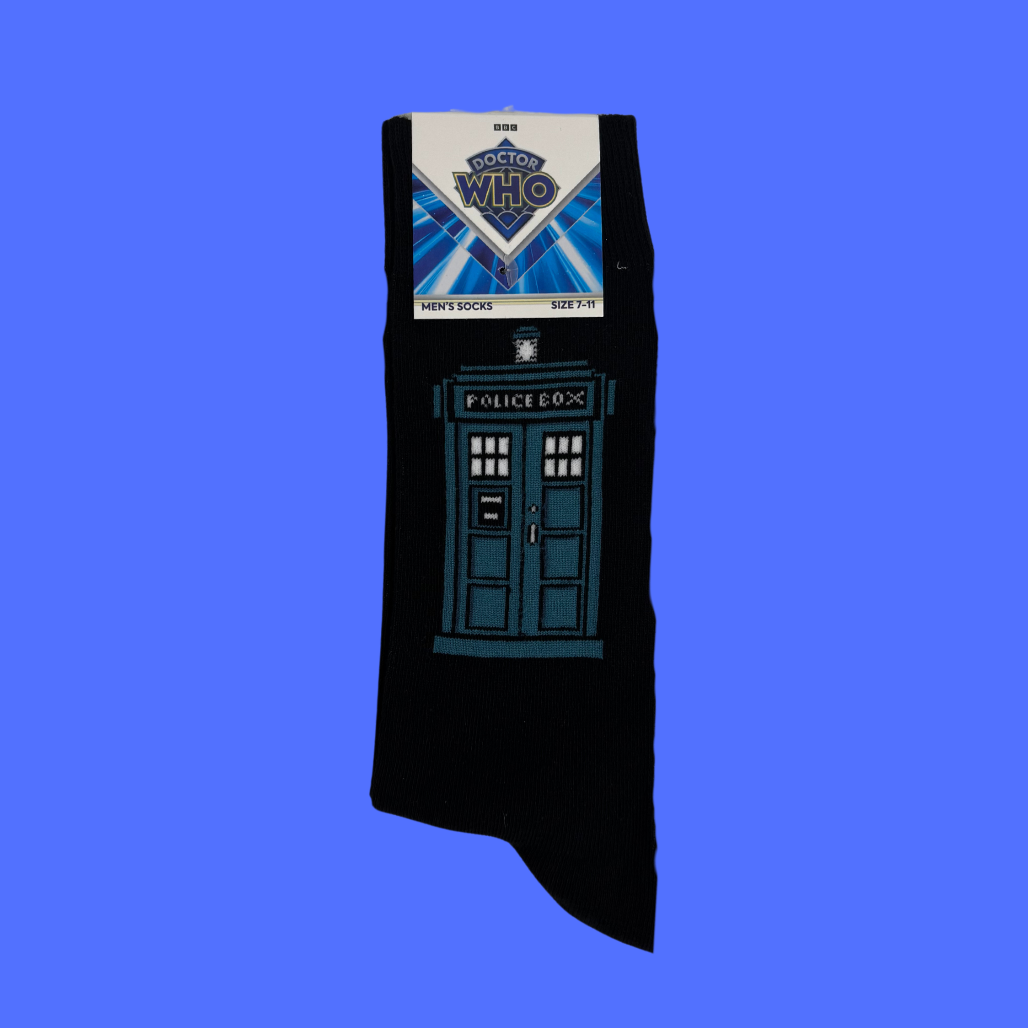 Doctor Who Blue Tardis Socks – Socktopus