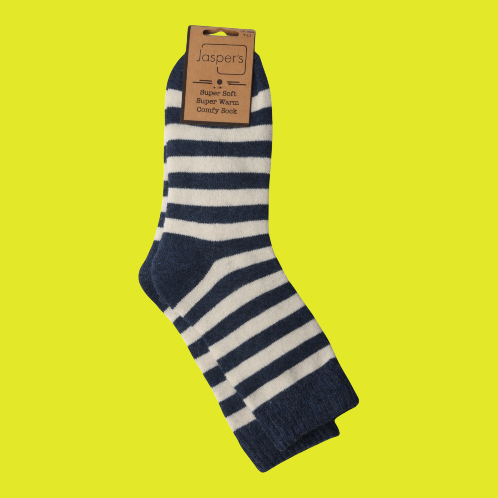 Two Coloured Stripe Cosy Socks - Socktopus