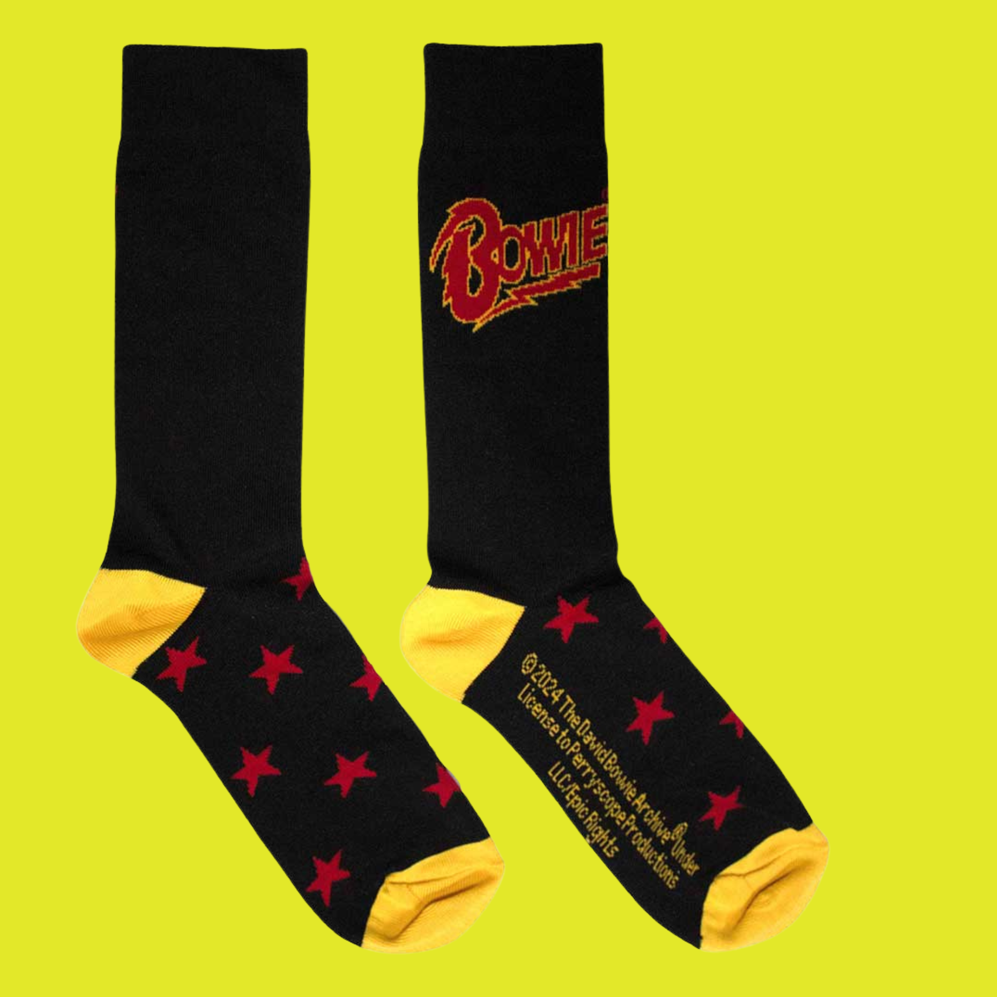 BOWIE FLASH LOGO SOCKS | Socktopus