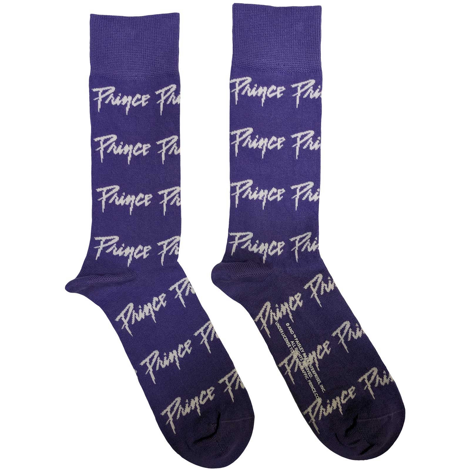 Prince Logo Repeat Socks – Socktopus