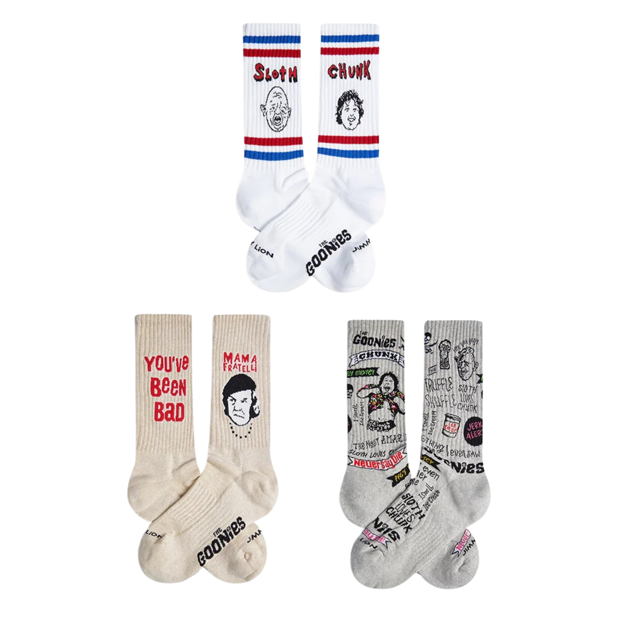 Goonies Athletic Socks Gift Pack – Socktopus